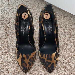 Jessica Simpson | Shoes | Jessica Simpson Leopard Print Pumps | Poshmark